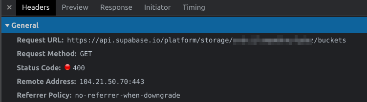 Cannot Access Storage Tab In Dashboard · Issue 13259 · Supabase Supabase · Github