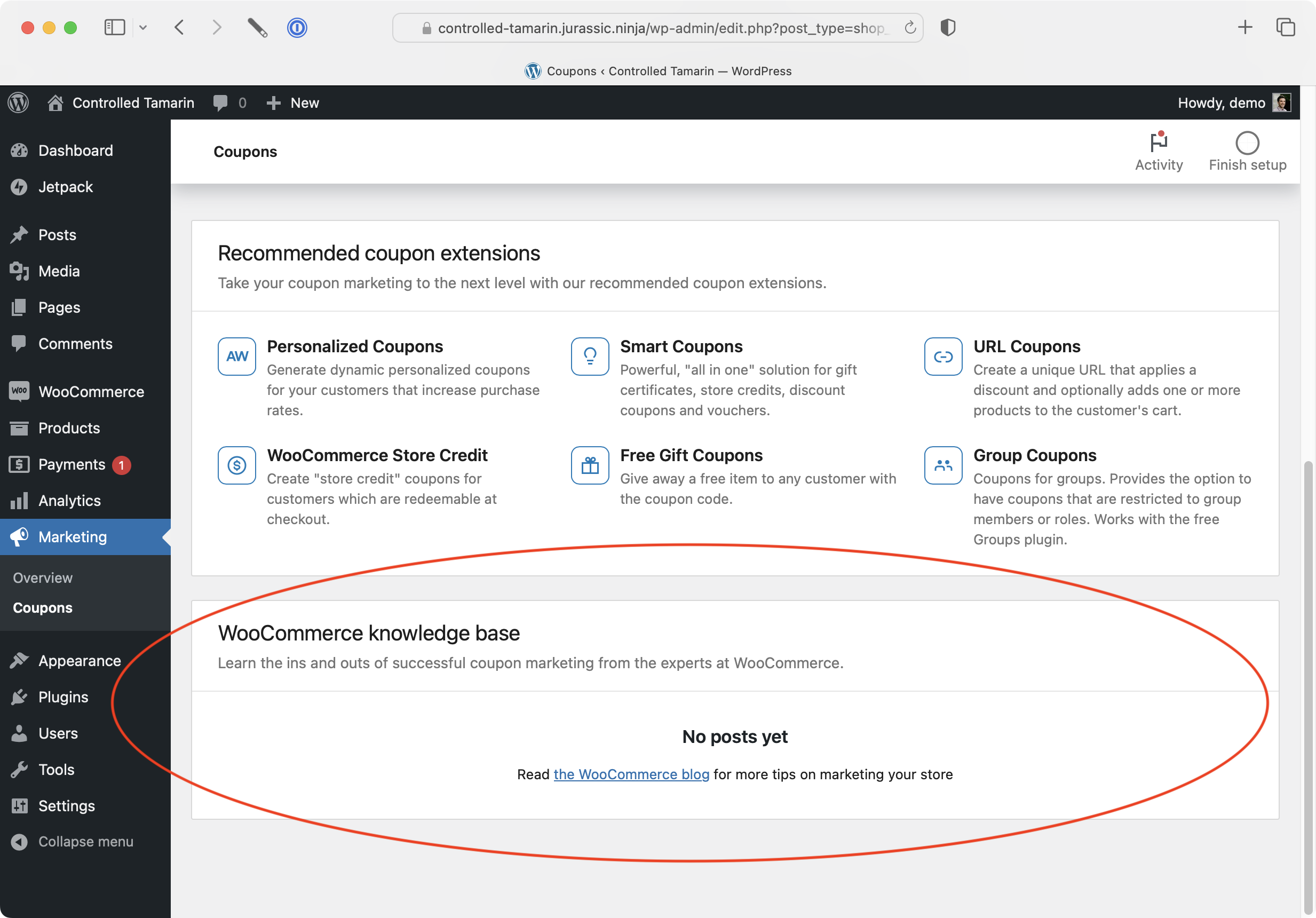 WooCommerce knowledge base does not display any posts · Issue #39808 · woocommerce/woocommerce ...