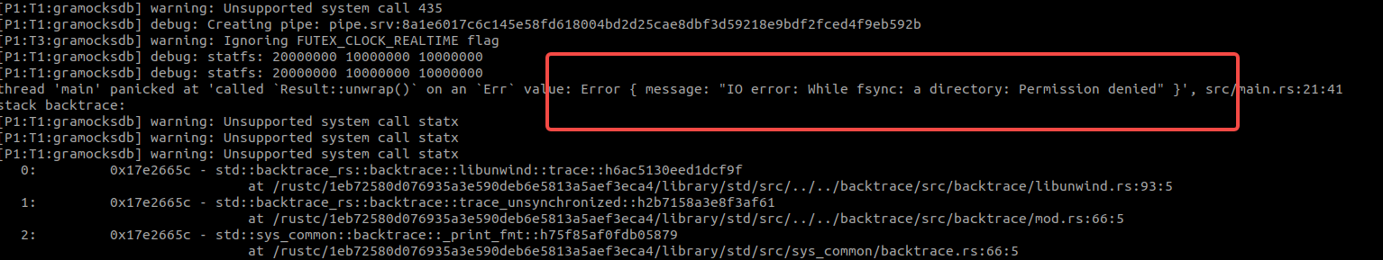 fsync syscall permission denied · Issue #463 · gramineproject/gramine · GitHub