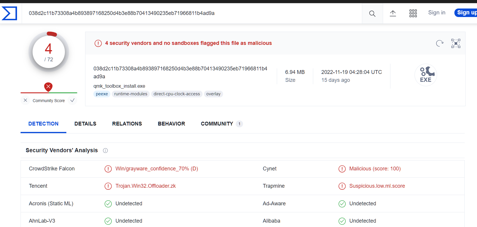 Virus Total hits · Issue #391 · qmk/qmk_toolbox · GitHub