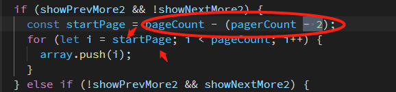 [bug report] if the page number of pagination component is greater than 7, jump to the last page ...