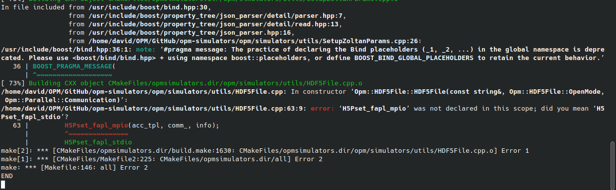 Master fails to Build Under Ubuntu 22-04 LTS · Issue #3405 · OPM/opm-common · GitHub