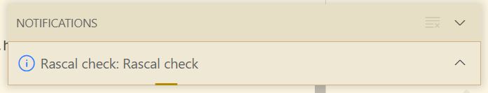 If rascal check crashes, the status bar is never cleared · Issue #136 · usethesource/rascal ...