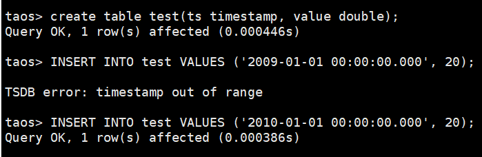 timestamp out of range · Issue #754 · taosdata/TDengine · GitHub
