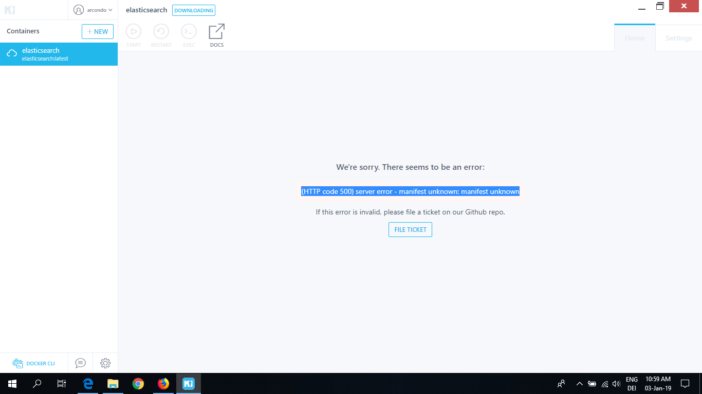 Error when trying to pull down an image · Issue #4454 · docker/kitematic · GitHub