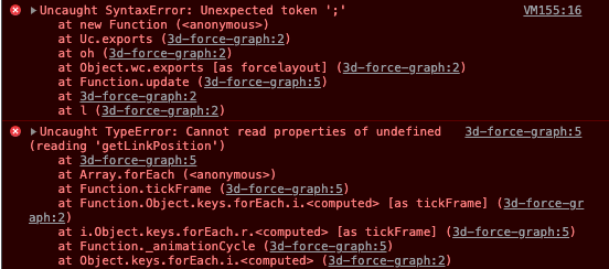 Uncaught ReferenceError: ForceGraph3D is not defined (problem as of today!) · Issue #495 ...