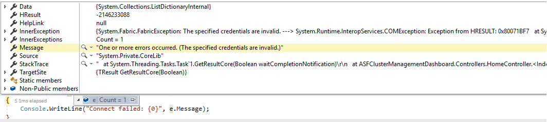 Accessing secured service fabric cluster on aspnetcore (.NET Core ...