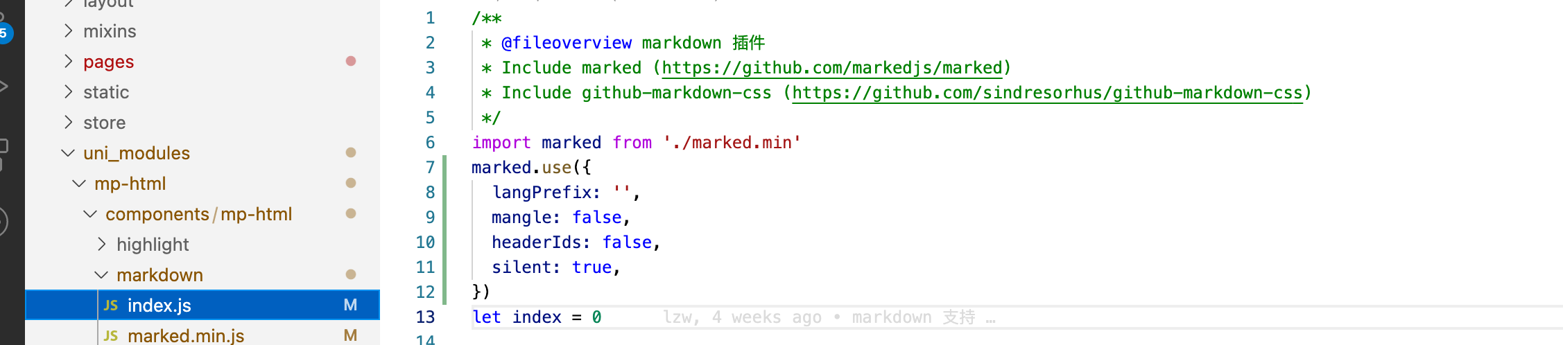 动态拼接markdown字符串会造成闪动 · Issue #517 · jin-yufeng/mp-html · GitHub