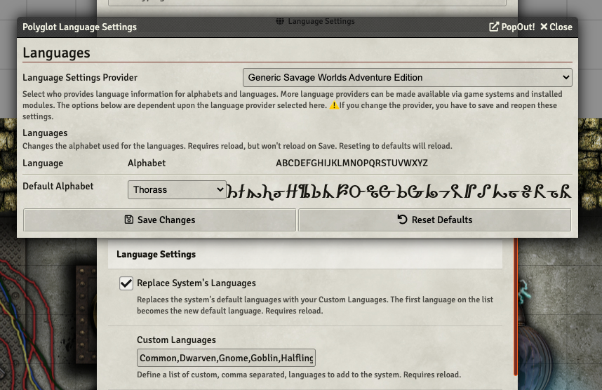 SWADE Languages aren't being overwritten · Issue #163 · mclemente/fvtt-module-polyglot · GitHub
