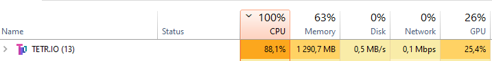 Very high CPU usage · Issue #675 · tetrio/issues · GitHub