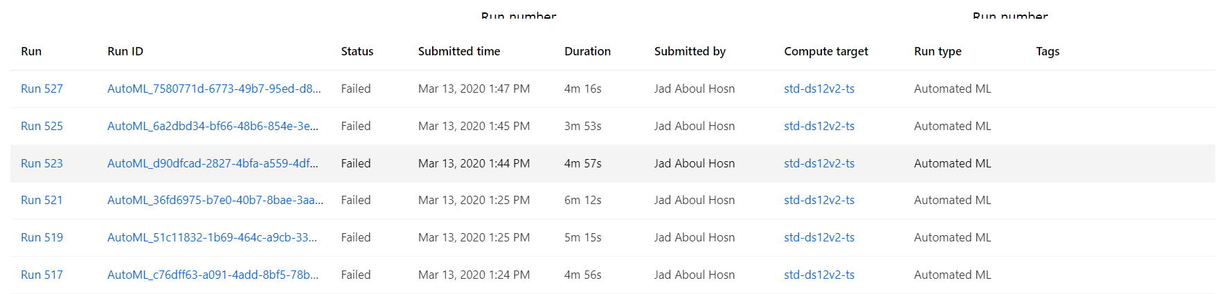 tags from AutoML runs don't show on the new portal · Issue #861 · Azure/MachineLearningNotebooks ...