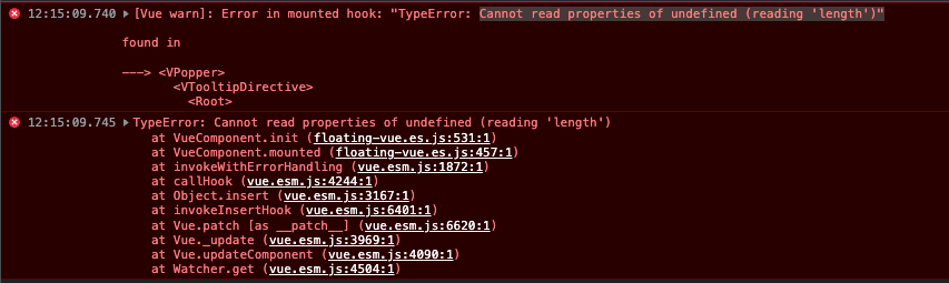 Can't use theme: Cannot read properties of undefined (reading 'length')" · Issue #842 · Akryum ...