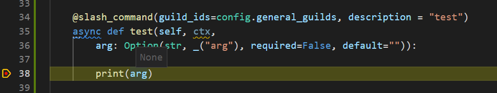 `Option` with empty string as default results in None · Issue #310 · Pycord-Development/pycord ...