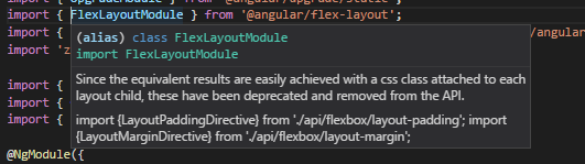 A comment in master.ts is confusing vscode · Issue #756 · angular/flex-layout · GitHub