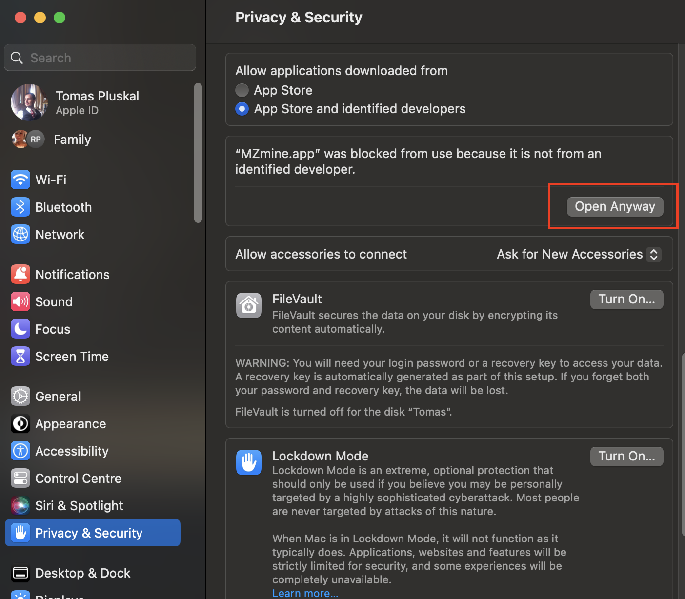 Unable to open MZmine 3 in macOS Ventura · Issue #978 · mzmine/mzmine · GitHub