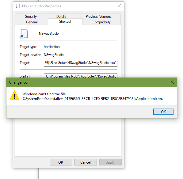 NSwag Studio Installation has no Windows 10 Icon · Issue #3471 ...