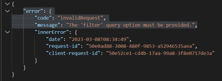 Drives Items returns 'filter required' incorrectly · Issue #2442 ...