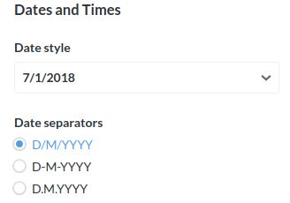 Date separators does not change format when date style is changed · Issue #12696 · metabase ...