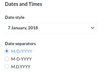Date separators does not change format when date style is changed ...