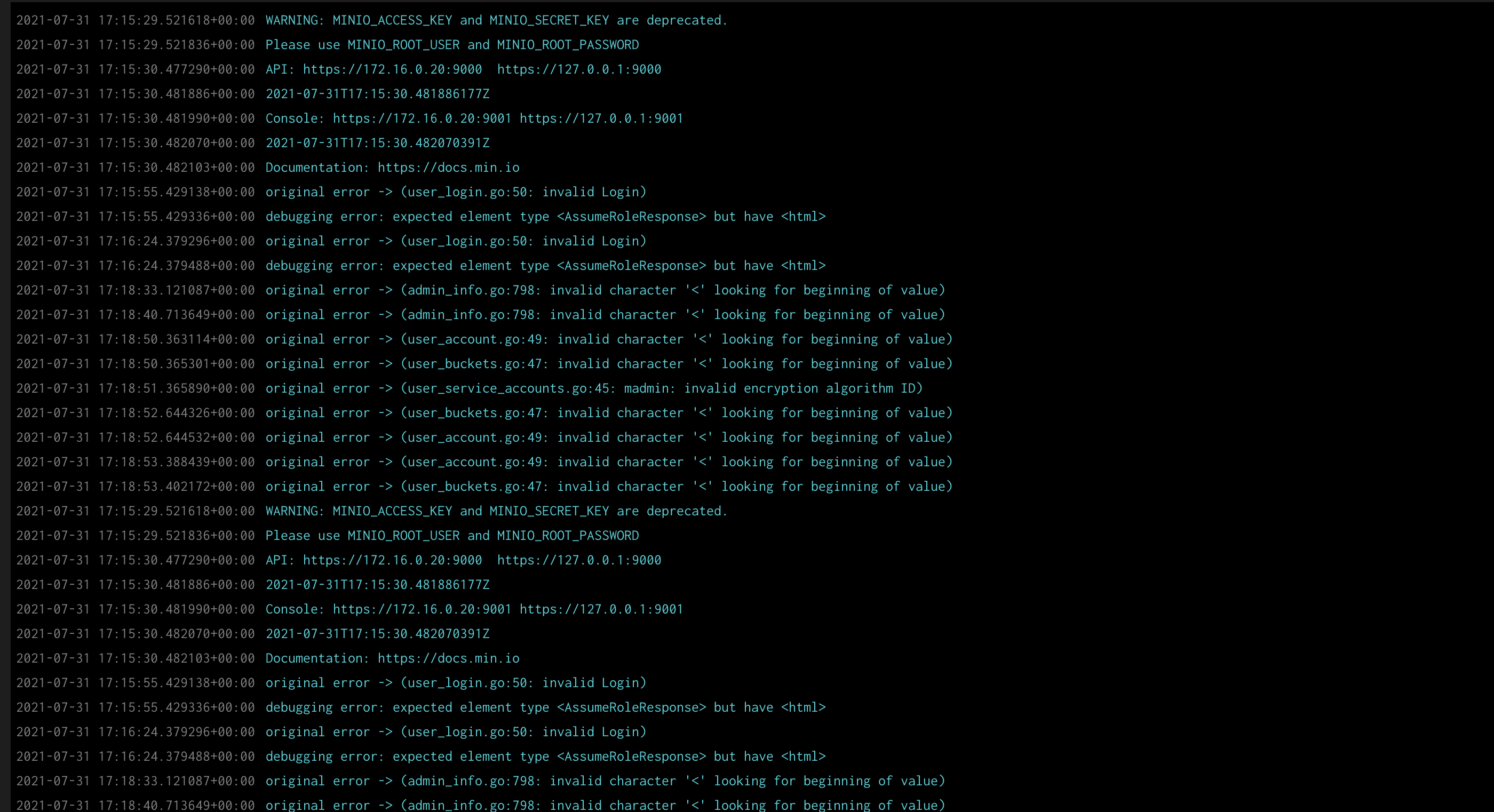 Minio docker image not working with HTTPS · Issue #12844 · minio/minio · GitHub