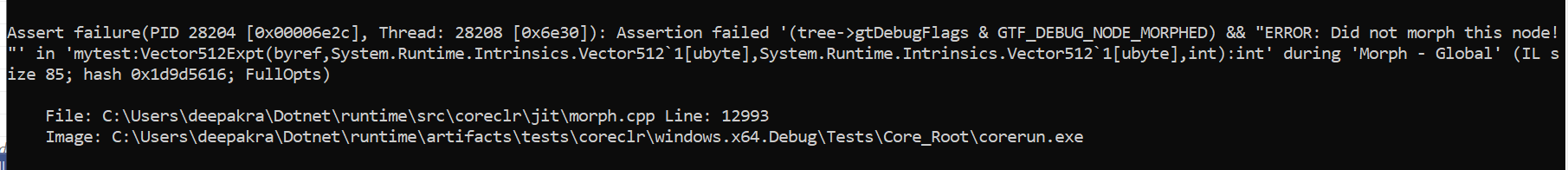 Assert failure on Debug build · Issue #90341 · dotnet/runtime · GitHub