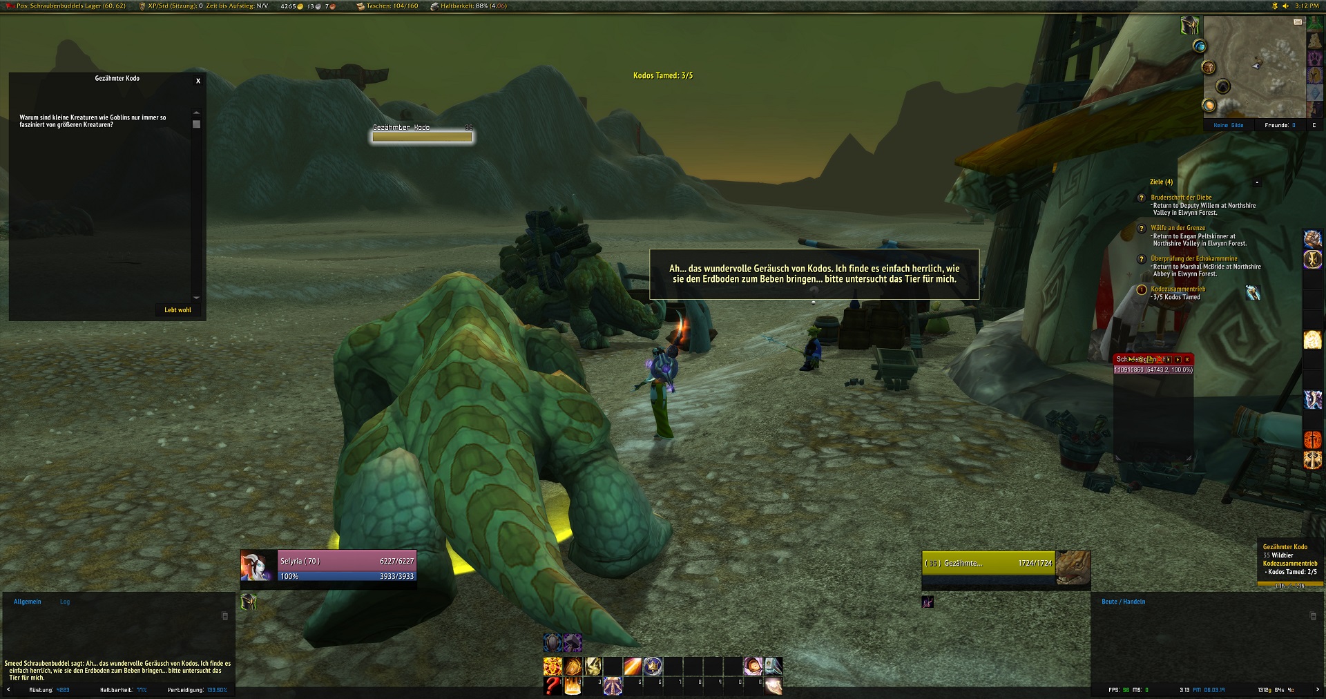 [quest] kodo roundup · Issue #1536 · azerothcore/azerothcore-wotlk · GitHub