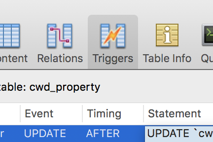 Trigger · Issue #364 · TablePlus/TablePlus · GitHub