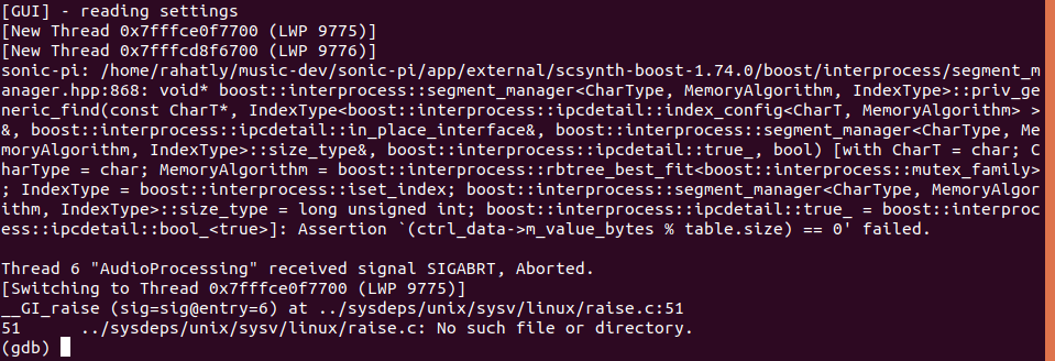 Sonic Pi Boot Error on Ubuntu 18.04.5 LTS · Issue #2715 · sonic-pi-net/sonic-pi · GitHub