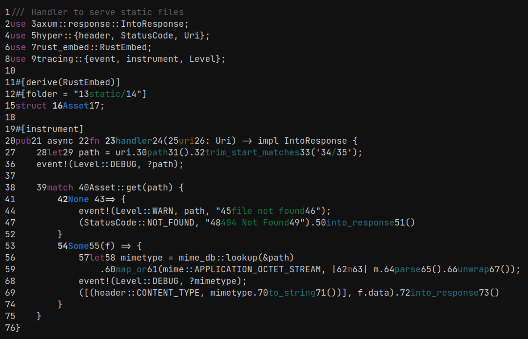 HTML generation with line numbers · Issue #441 · trishume/syntect · GitHub