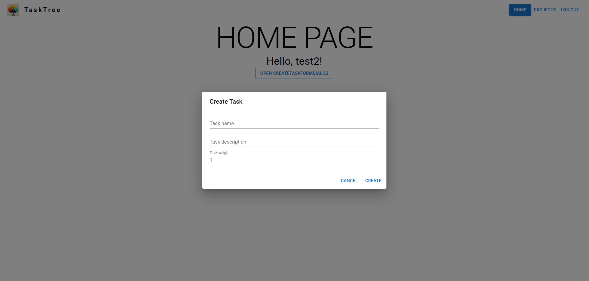 build CreateTaskFormDialog component by zaviermiller · Pull Request #112 · scrumzone/tasktree ...