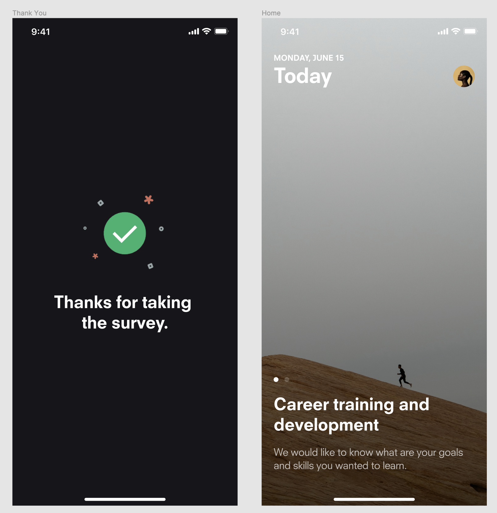 [UI] As a logged-in user, I can submit my answers to the survey questions · Issue #28 · nimblehq ...