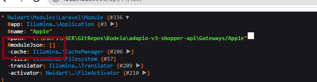 Modulejson Is Not Showing · Issue 1412 · Nwidart Laravel Modules · Github
