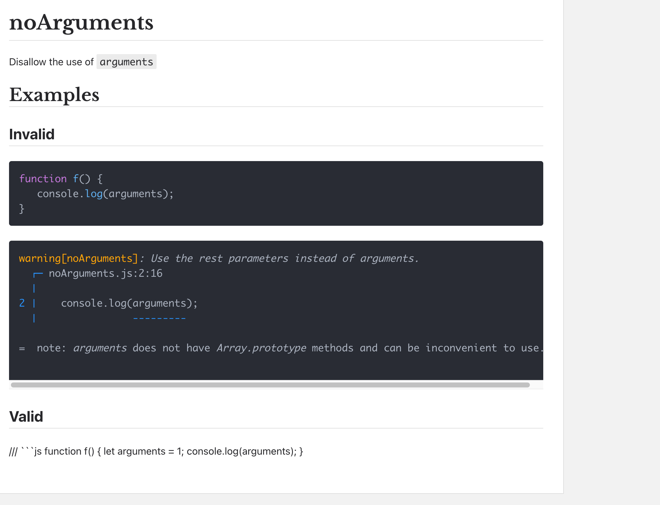 🐛 (website): document of lint rule are not render correctly · Issue #2857 · rome/tools · GitHub