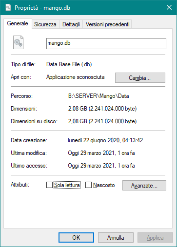 Question Why Is The Database 2gb In Size · Issue 184 · Getmangomango · Github 