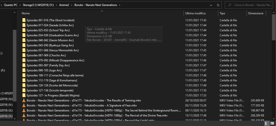 If season folder name is not "season" (english) the scanner think is an independent series ...