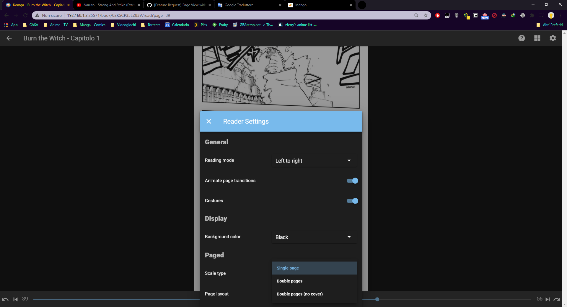 [Feature Request] Paged Reading Mode · Issue #106 · getmango/Mango · GitHub