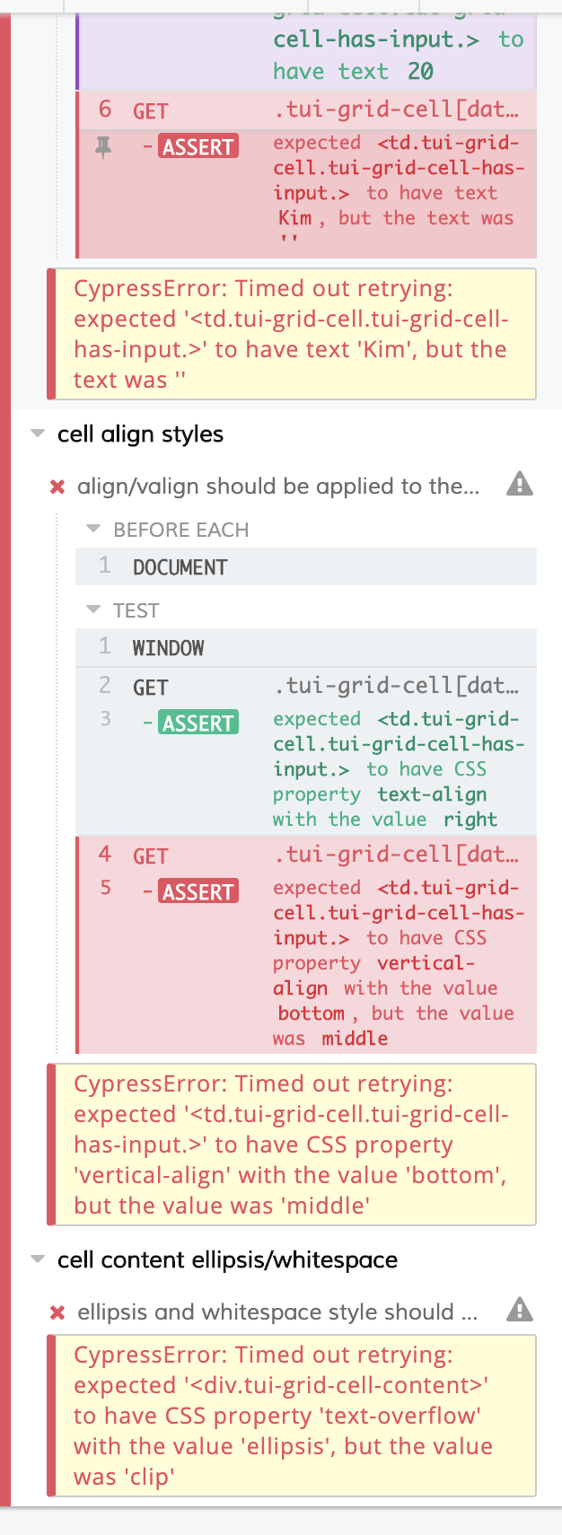 some column options are not working · Issue #492 · nhn/tui.grid · GitHub