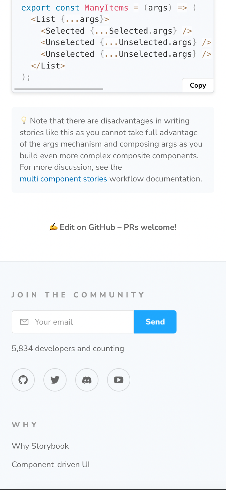 Docs Add Next And Previous Buttons To Navigate Documentation · Issue 397 · Storybookjs