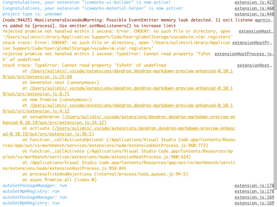yo code, there is a memory leak · Issue #374 · microsoft/vscode ...