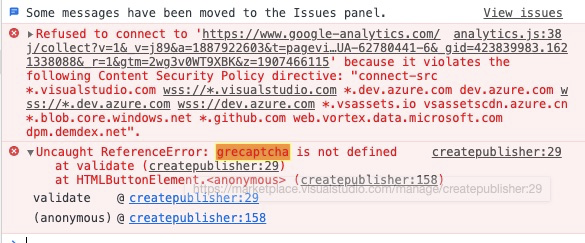 can't create publisher · Issue #57 · microsoft/vsmarketplace · GitHub