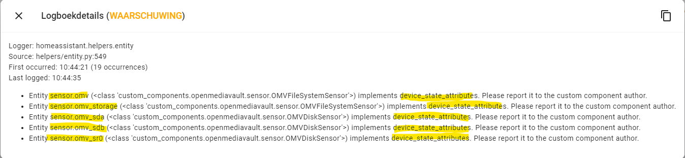 Deprecated · Issue #64 · tomaae/homeassistant-openmediavault · GitHub