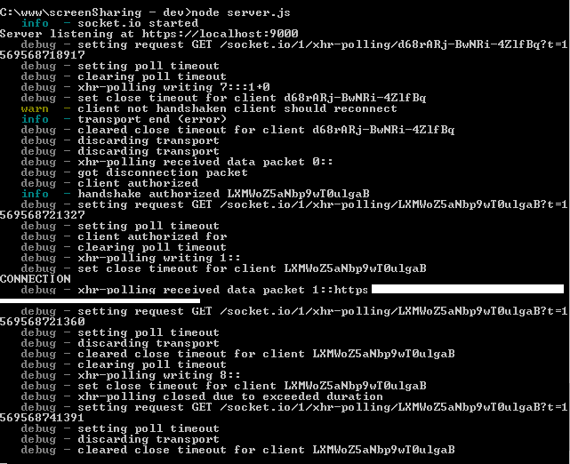 Screen sharing server side socket io · Issue #635 · muaz-khan/WebRTC ... Screen sharing server side socket io · Issue #635 · muaz-khan/WebRTC ...
