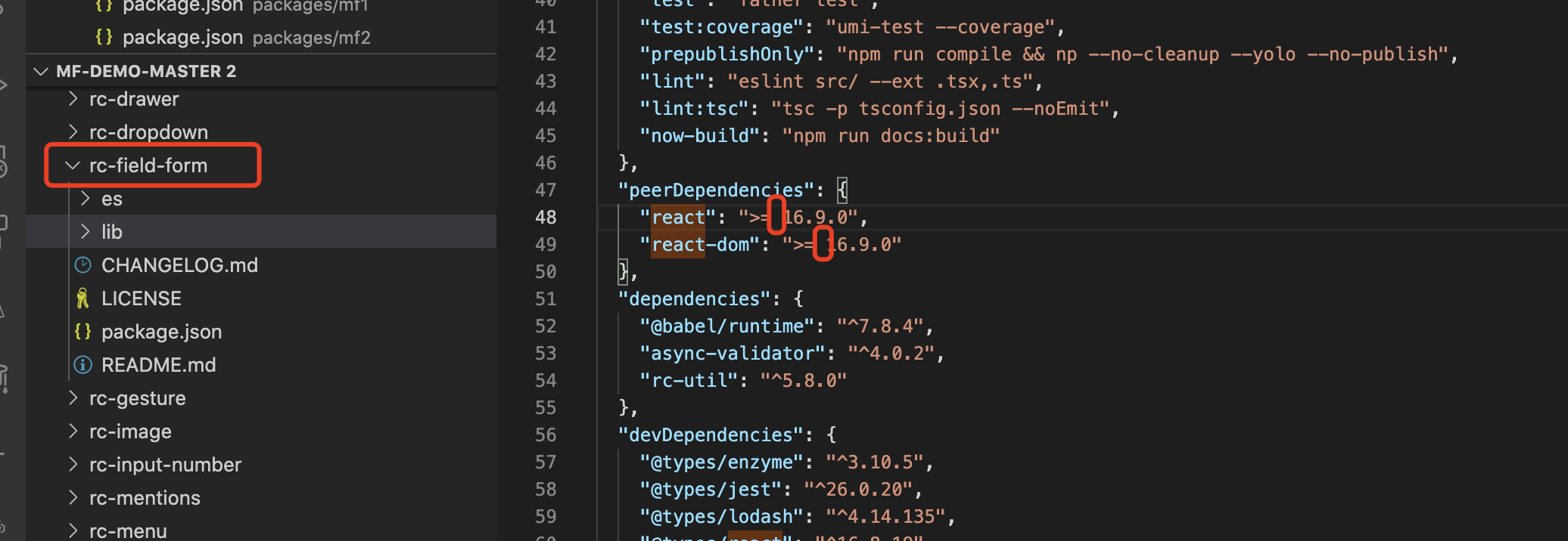 rc-field-form组件依赖问题 · Issue #344 · react-component/field-form · GitHub