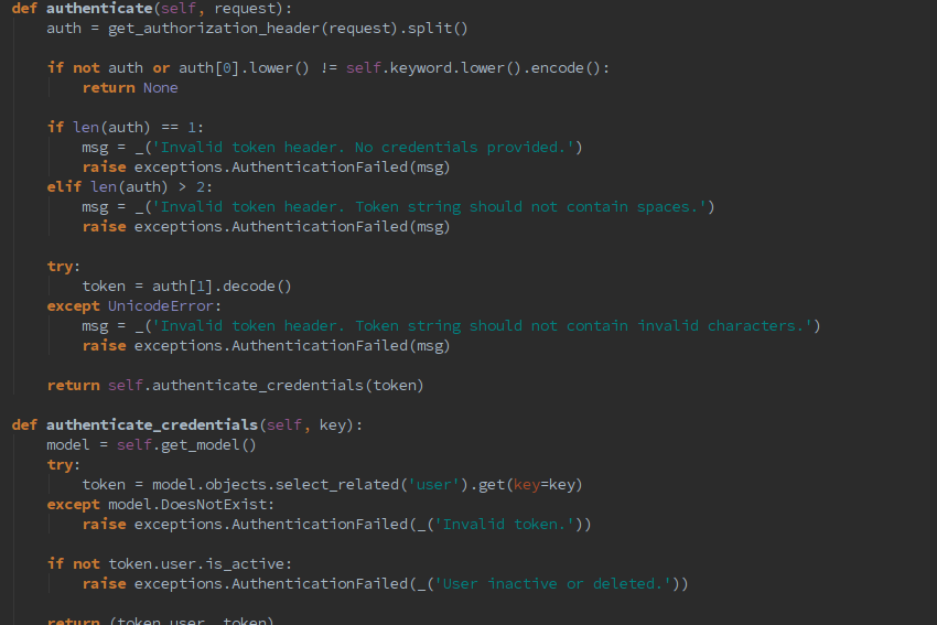 anon throttle checks with Tokenauthentication · Issue #6136 · encode/django-rest-framework · GitHub