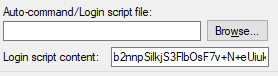 Auto-command/Login script populates wrong field - but it used to work ...