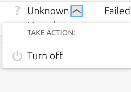 Power in-table actions dropdown is styled wrong · Issue #810 · canonical/maas-ui · GitHub