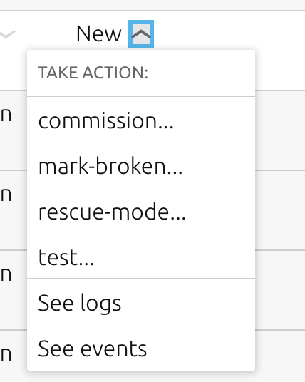 Status in-table action options styled wrong · Issue #811 · canonical/maas-ui · GitHub
