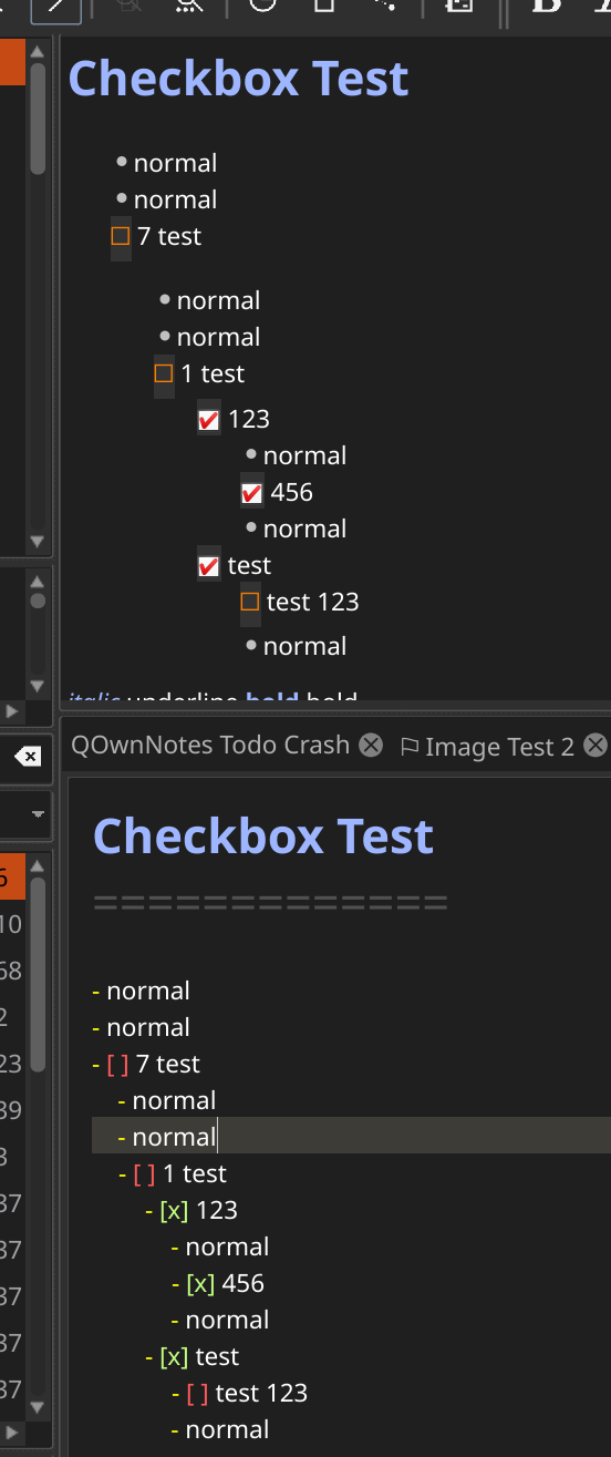 List checkboxes do not replace bullet sign · Issue #1761 · pbek ...