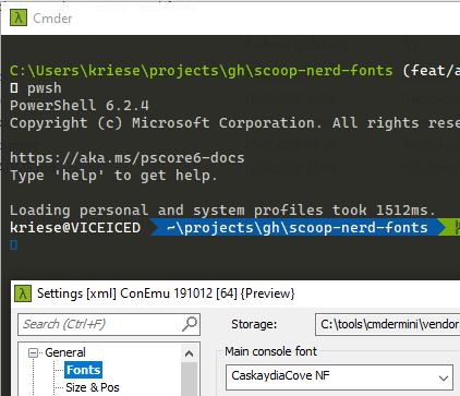 The symbol '〉' can not display in powershell · Issue #375 · ryanoasis/nerd-fonts · GitHub