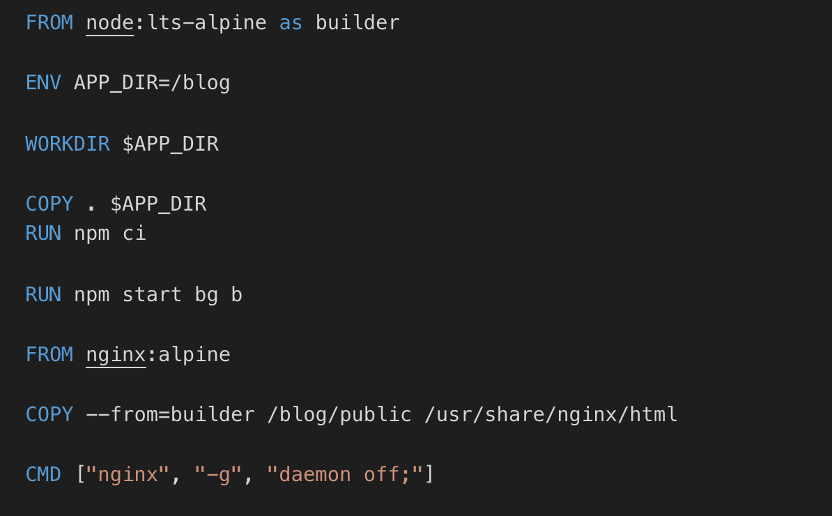 gatsby build end early in docker build · Issue #17982 · gatsbyjs/gatsby · GitHub